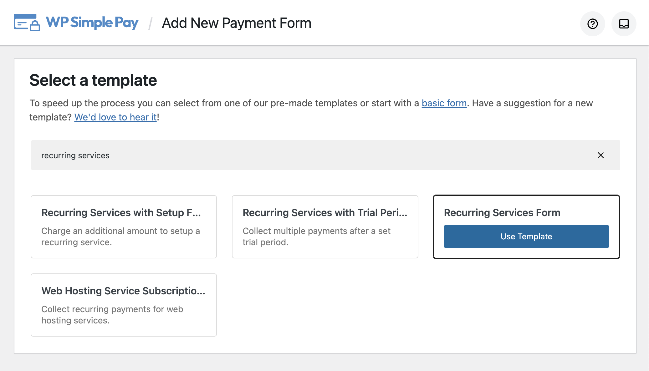How To Set Up A Recurring Services Form WP Simple Pay