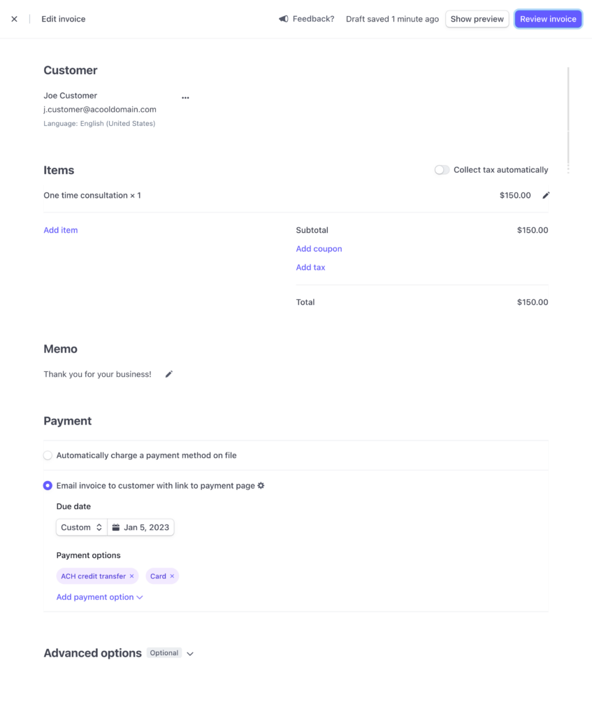 How to Create Invoices in the Stripe Dashboard - WP Simple Pay