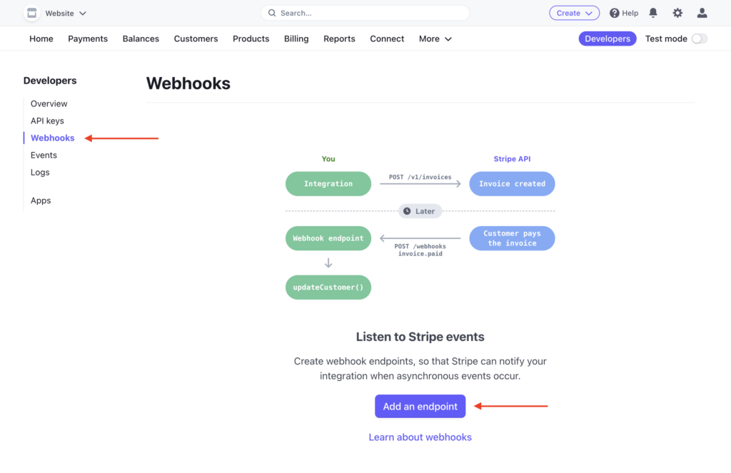 How to Configure an Advanced Stripe Webhook Setup - WP Simple Pay