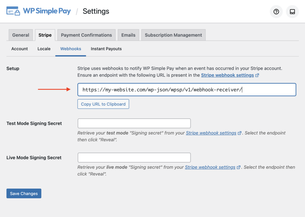 How To Configure An Advanced Stripe Webhook Setup Wp Simple Pay