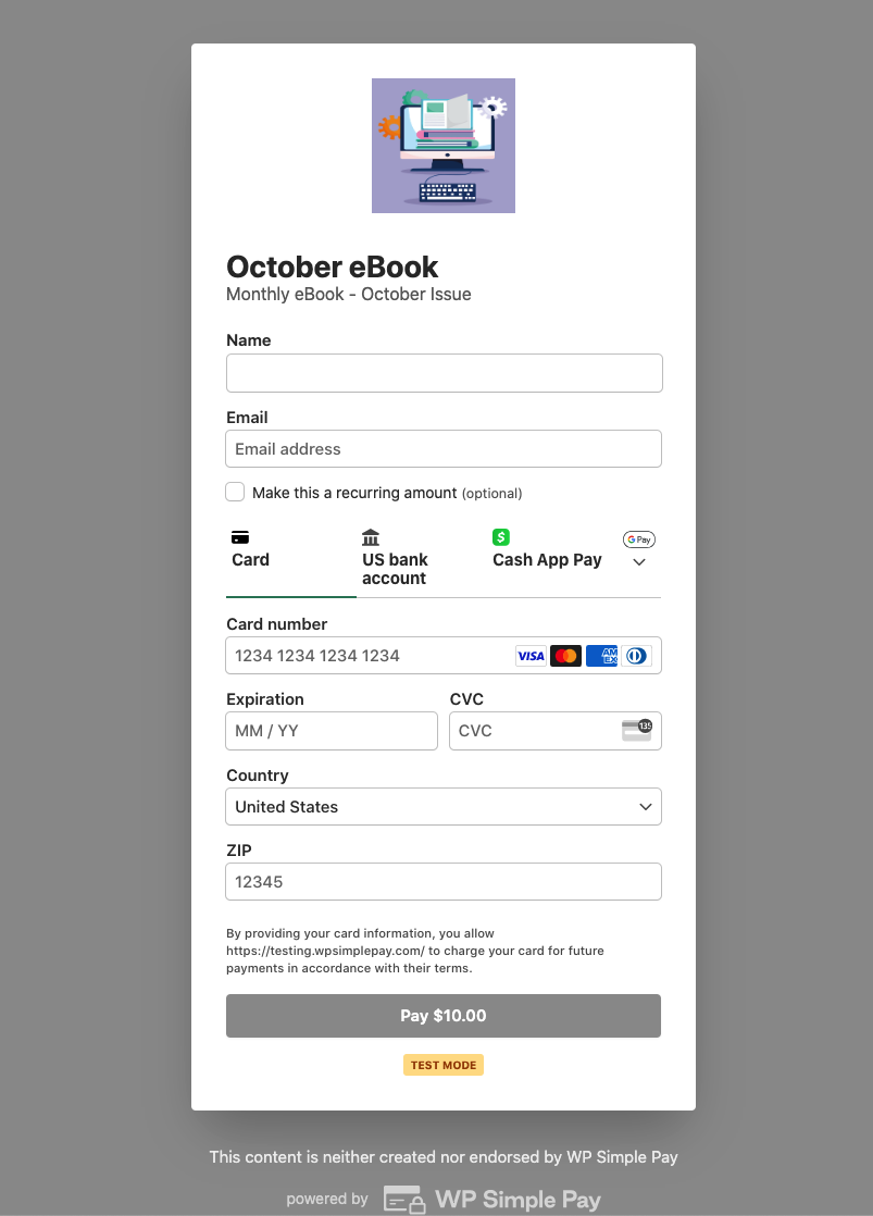 How to Create a Stripe Payments Landing Page in WordPress